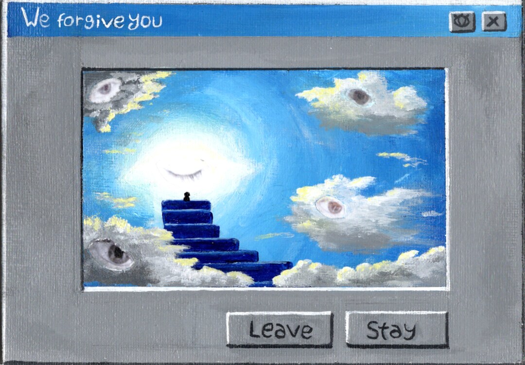 We Forgive You: Liminal Windows Art - Etsy