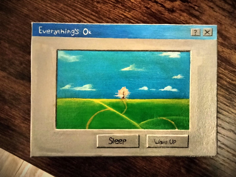 Everything's Ok: Liminal Windows Art - Etsy