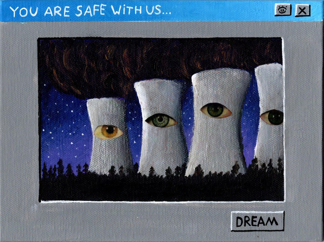 You Are Safe With Us: Liminal Windows Art - Etsy