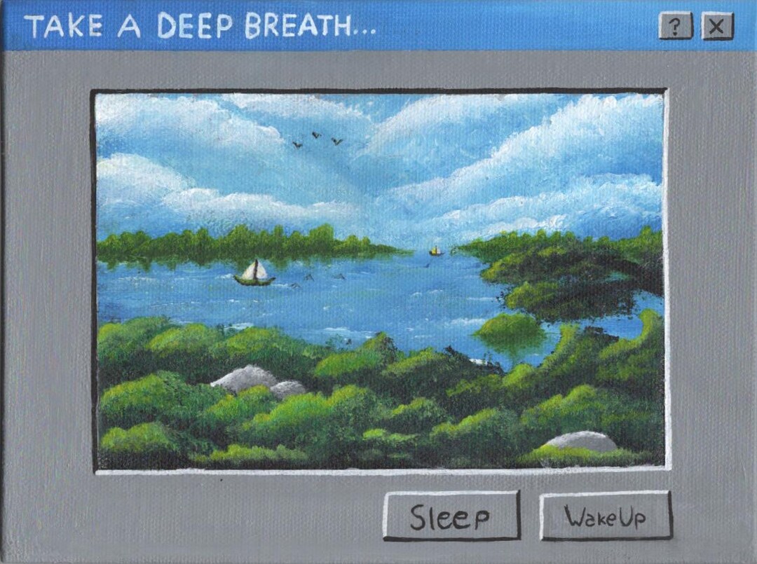 Take A Deep Breath: Liminal Windows Art - Etsy