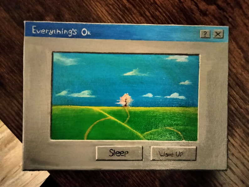 Everything's Ok: Liminal Windows Art - Etsy