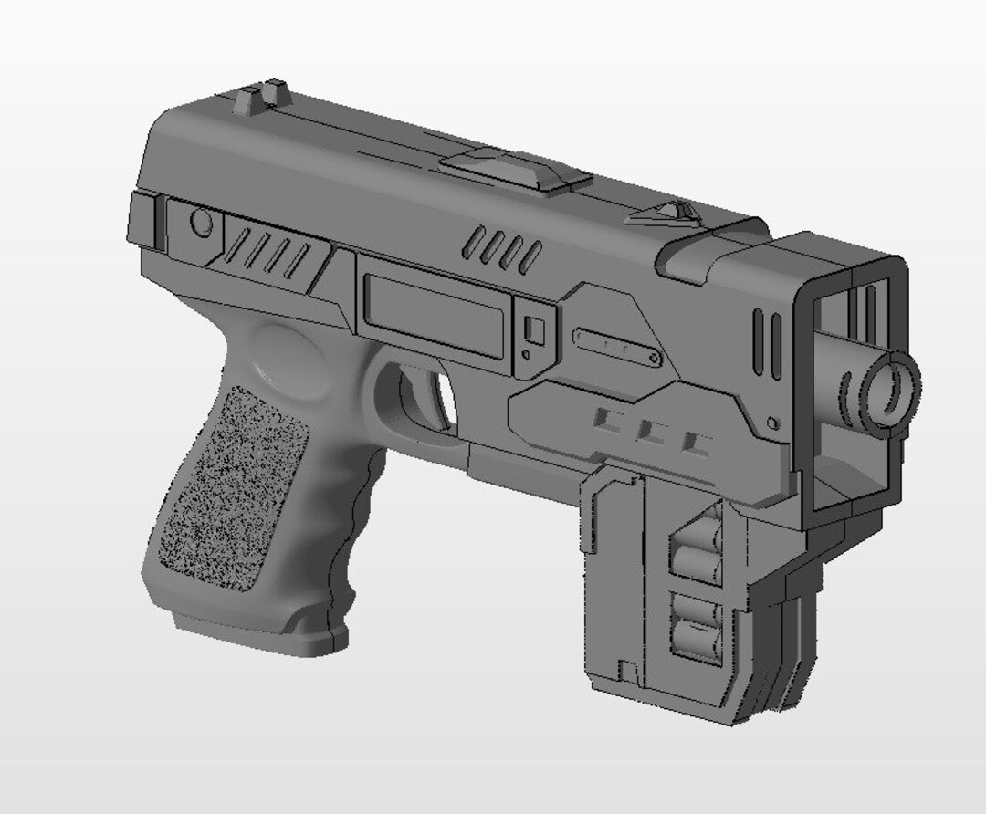 Judge Dredd Lawgiver RAW KIT Blaster 2012 - Etsy