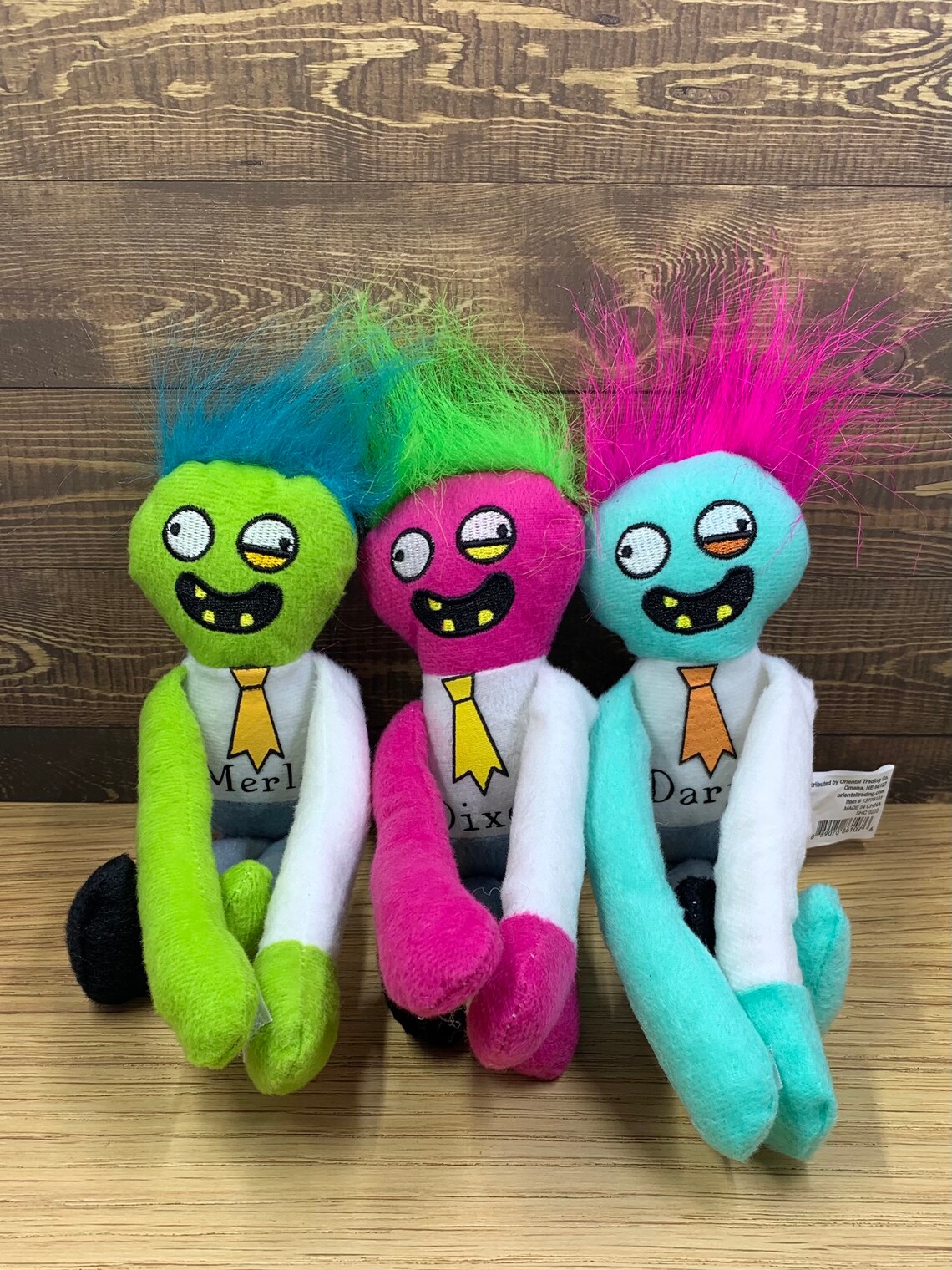 Long Arm Zombie Buddy Plushie - Personalized Pink, Green, Blue Options ...