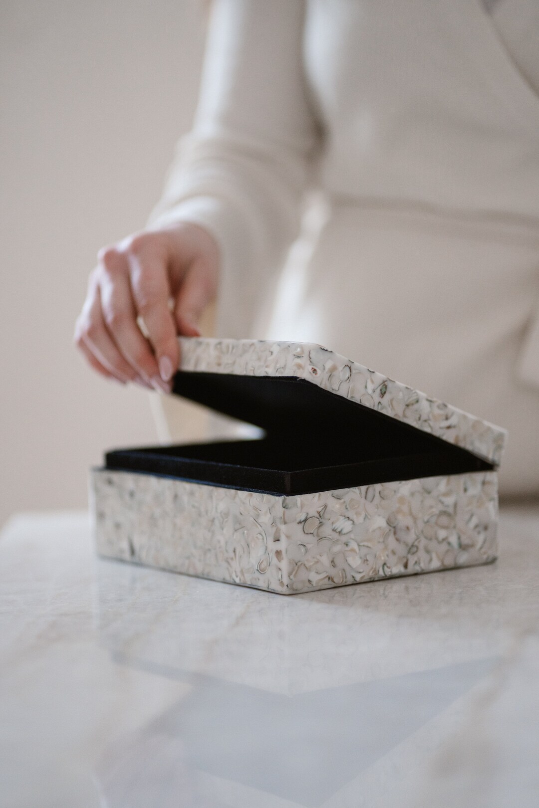 Storage Box Shell | Jewelry Box Mother of Pearl | Jewelry Box Shell ...