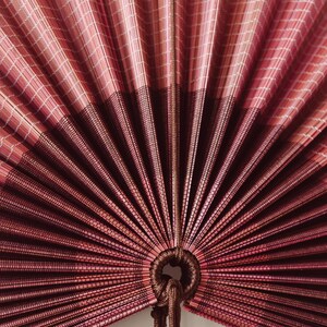 Bamboo Fan Wall Purple Pink | Wall Decoration Fan With Tassels ...