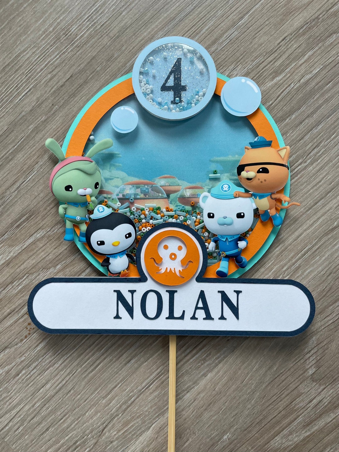 Cake Topper Octonauts Octonauts Birthday Cake Decoration - Etsy