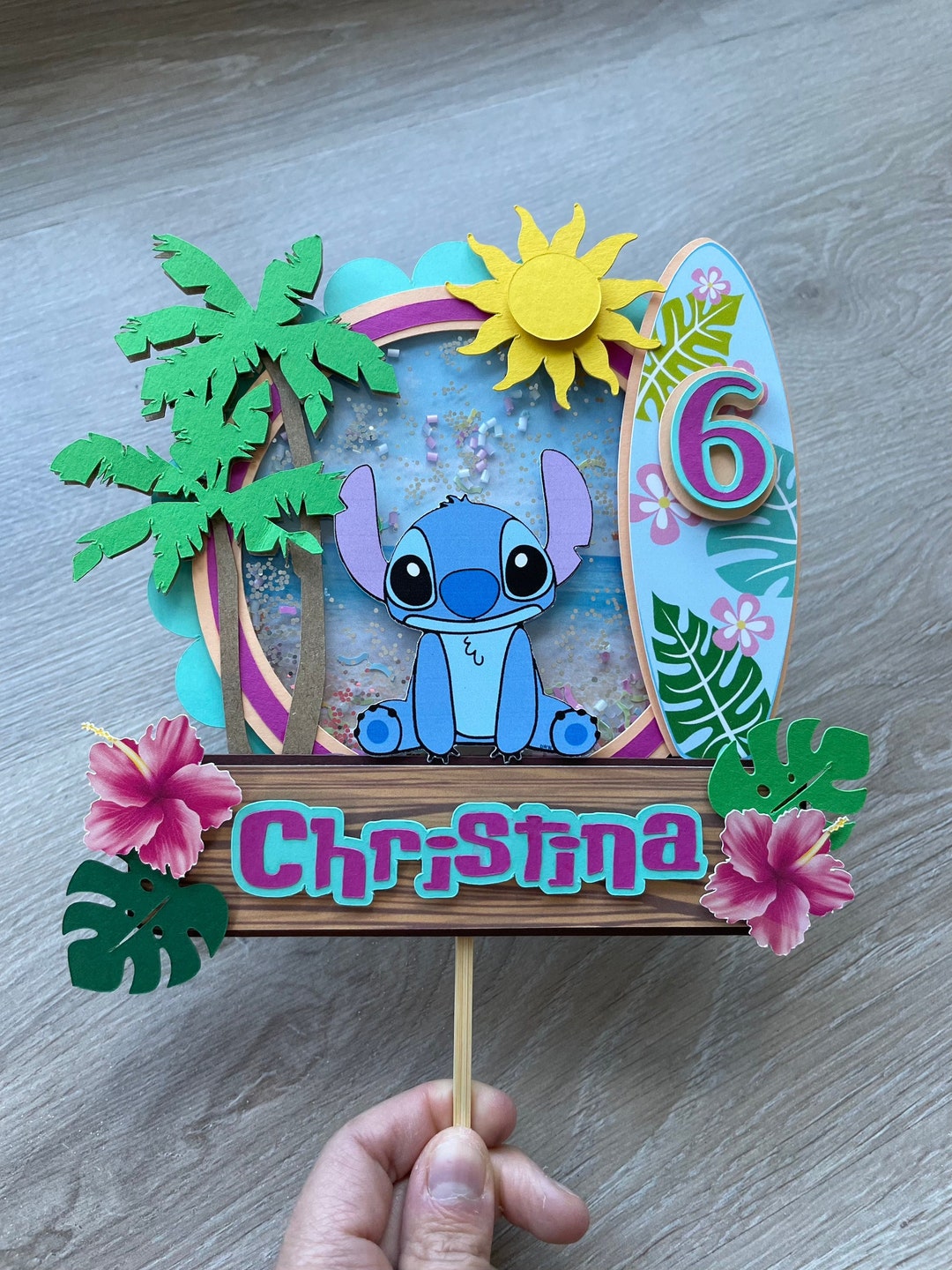 Cake Topper Stitch- cake topper Stitch - Décoration gâteau d ...