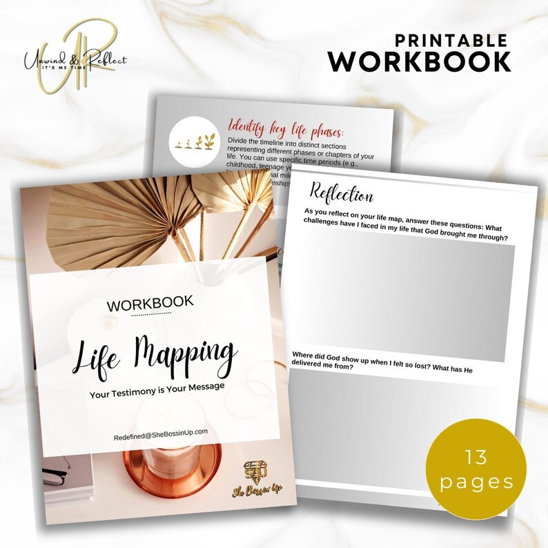 Planner - Printable Life Mapping Guide | Daily Alignment Christian Book ...