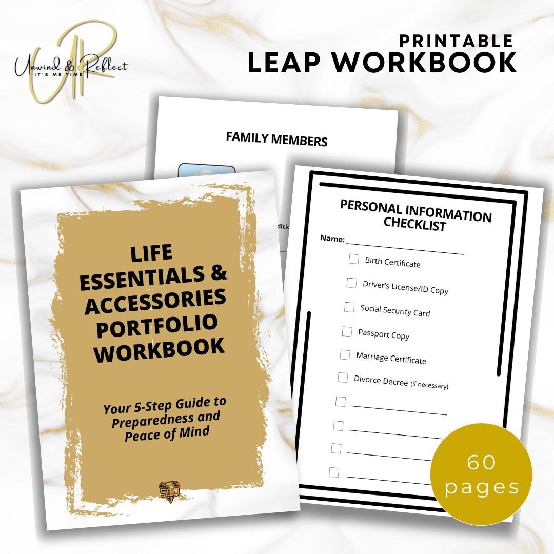 Planner - Life's Vital Documents, Emergency, and End-of-life Plan ...