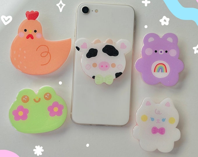 Cute Phone Griptok-cute Phone Holder,kawaii Phone Holder,pretty Phone ...