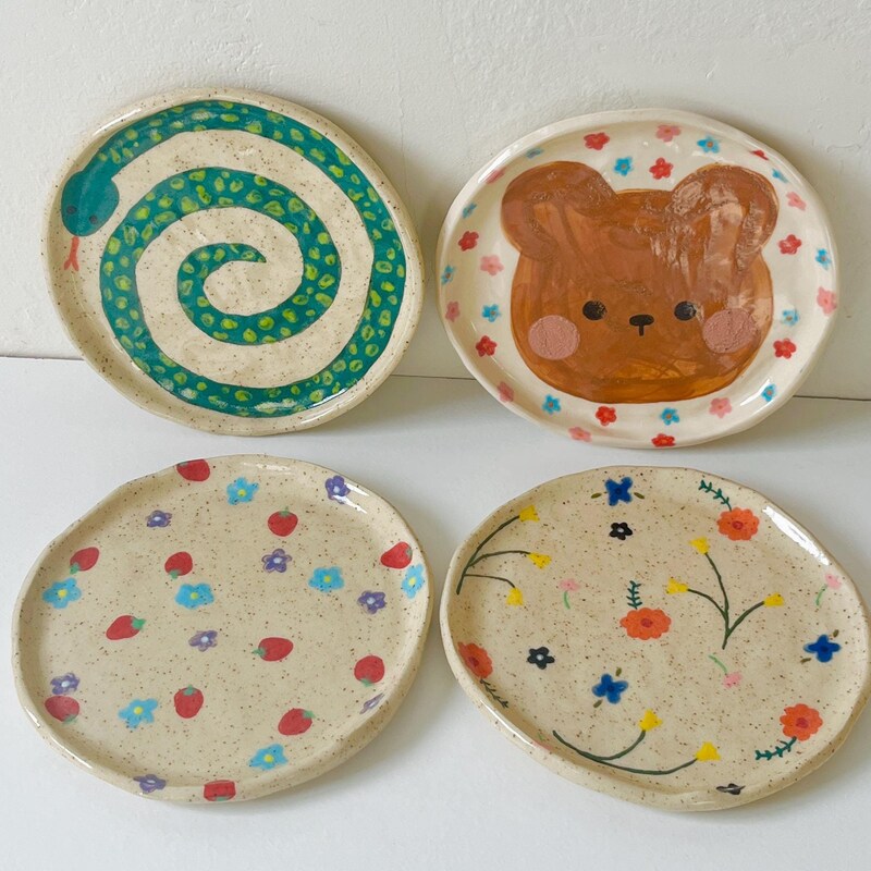Handmade Clay Plates - Etsy