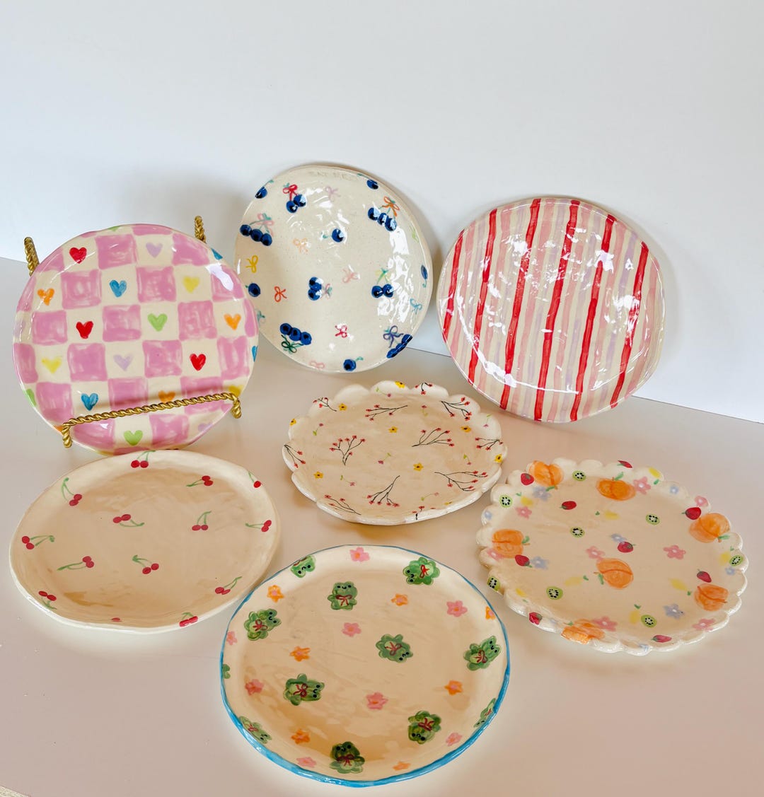 PREORDER: Stoneware Clay Ceramic Dessert Dish-ceramic Dish-dessert Dish ...