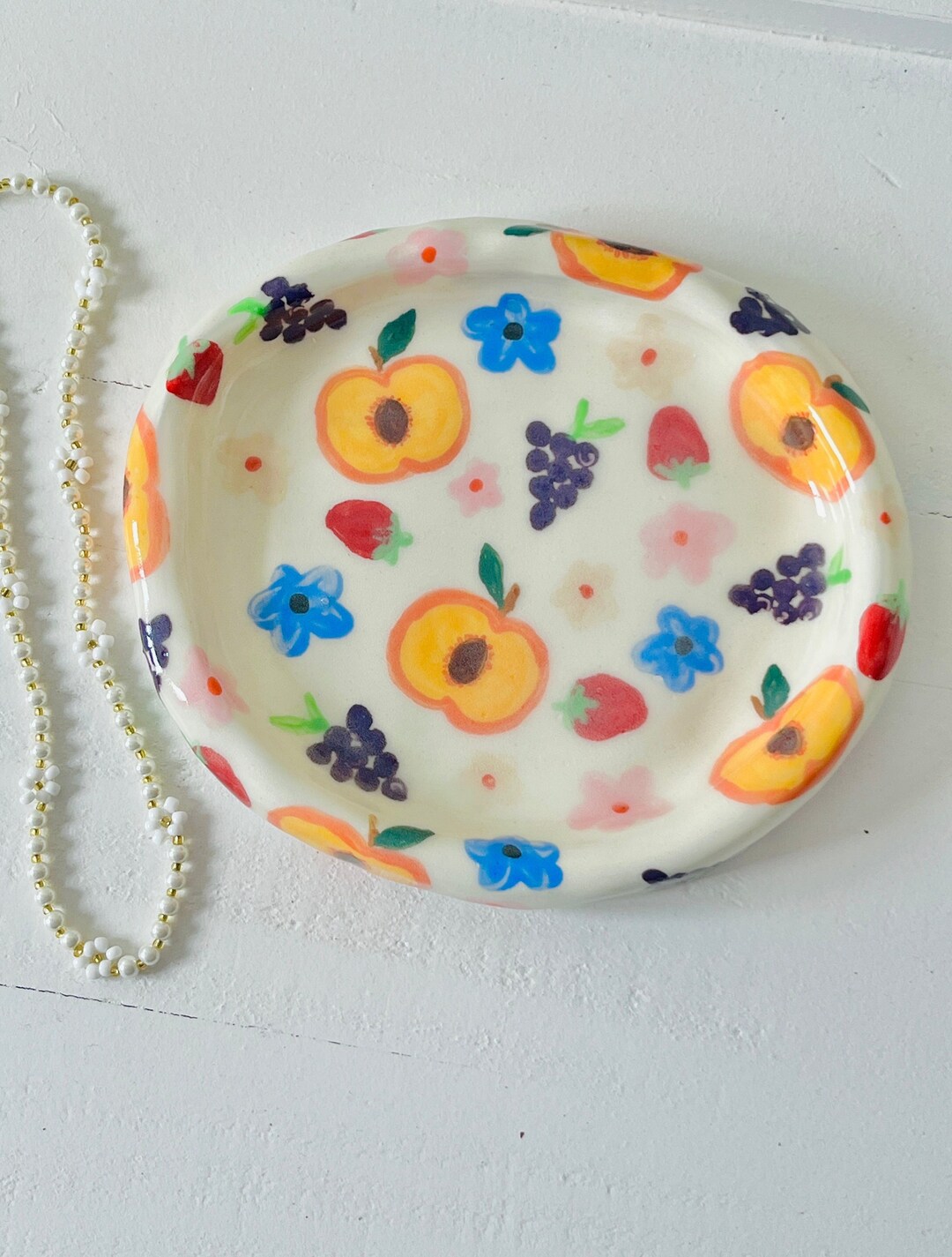 PREORDER: Italian Summer Handmade Ceramic Jewelry Dish-handmade Trinket ...