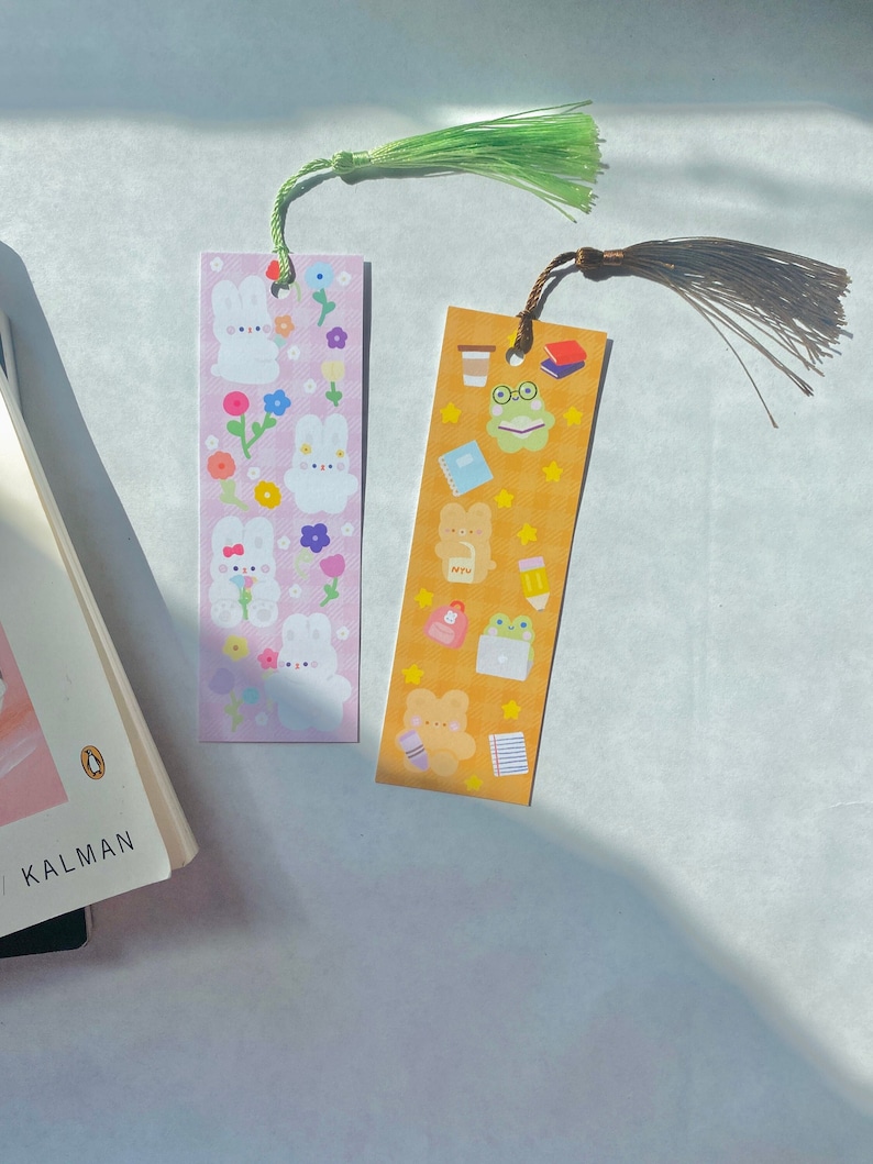 Aesthetic Bookmark Cute Bookmarkkawaii Bookmark Pretty - Etsy