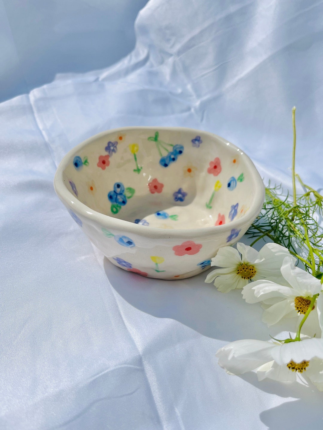 Preorder:blueberry Pie Handmade Ceramic Bowl -handmade Ceramic Bowl ...
