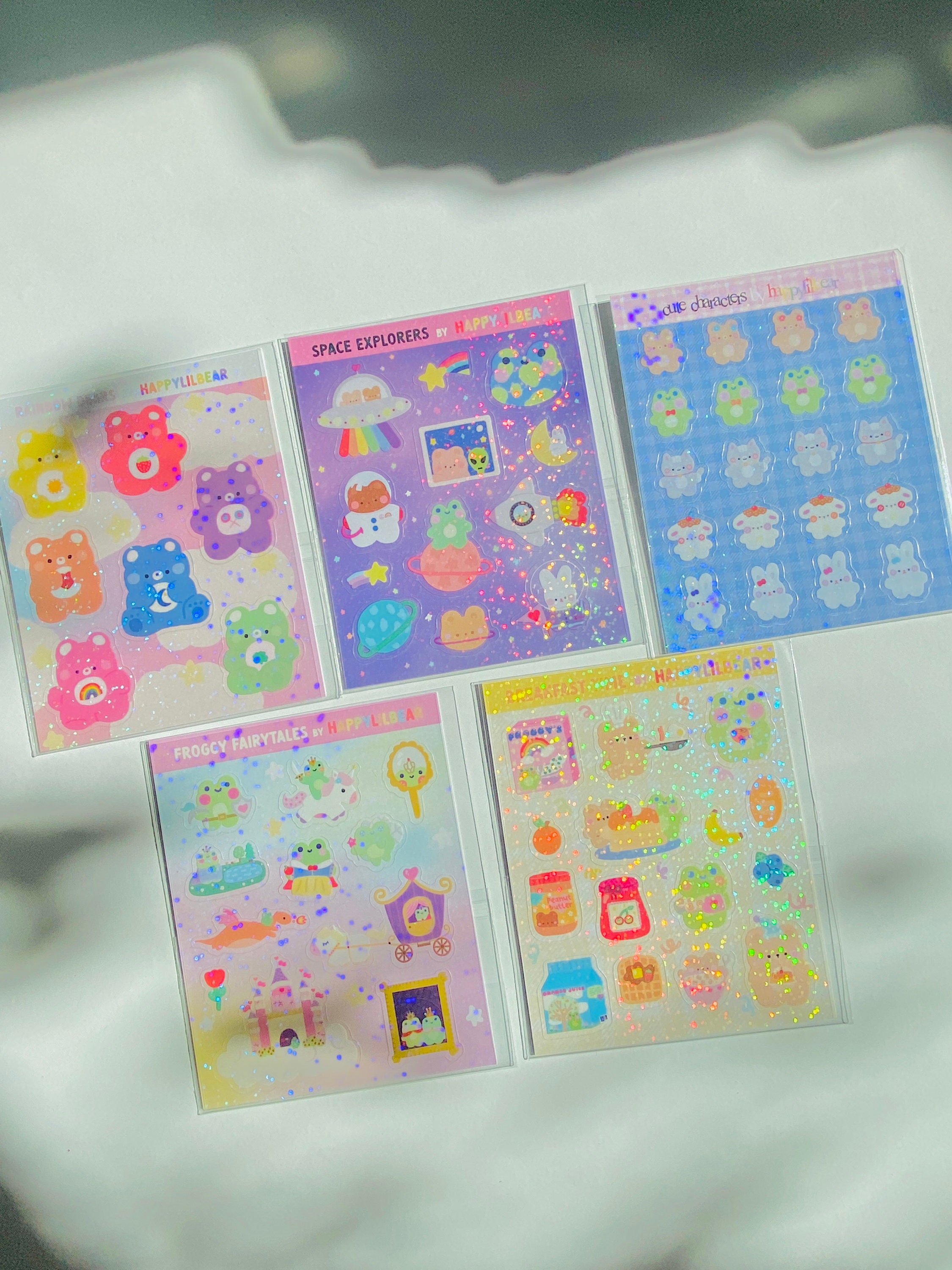 5 Sticker Sheet Bundle-save 5cute Sticker Sheet-sticker Sheet Bundle ...