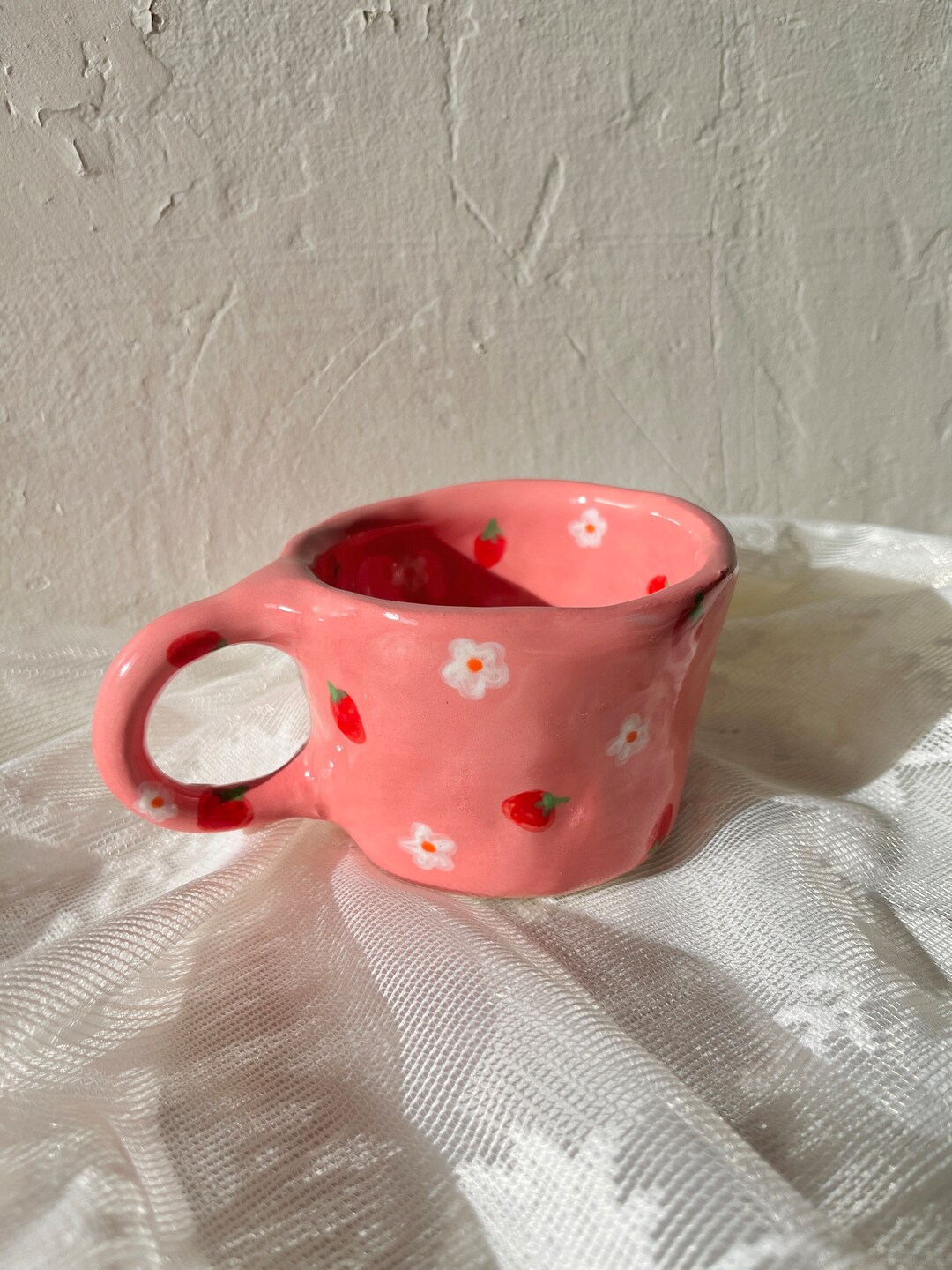 Strawberry Jam Handmade Ceramic Mug-handmade Ceramic Mug-handmade ...