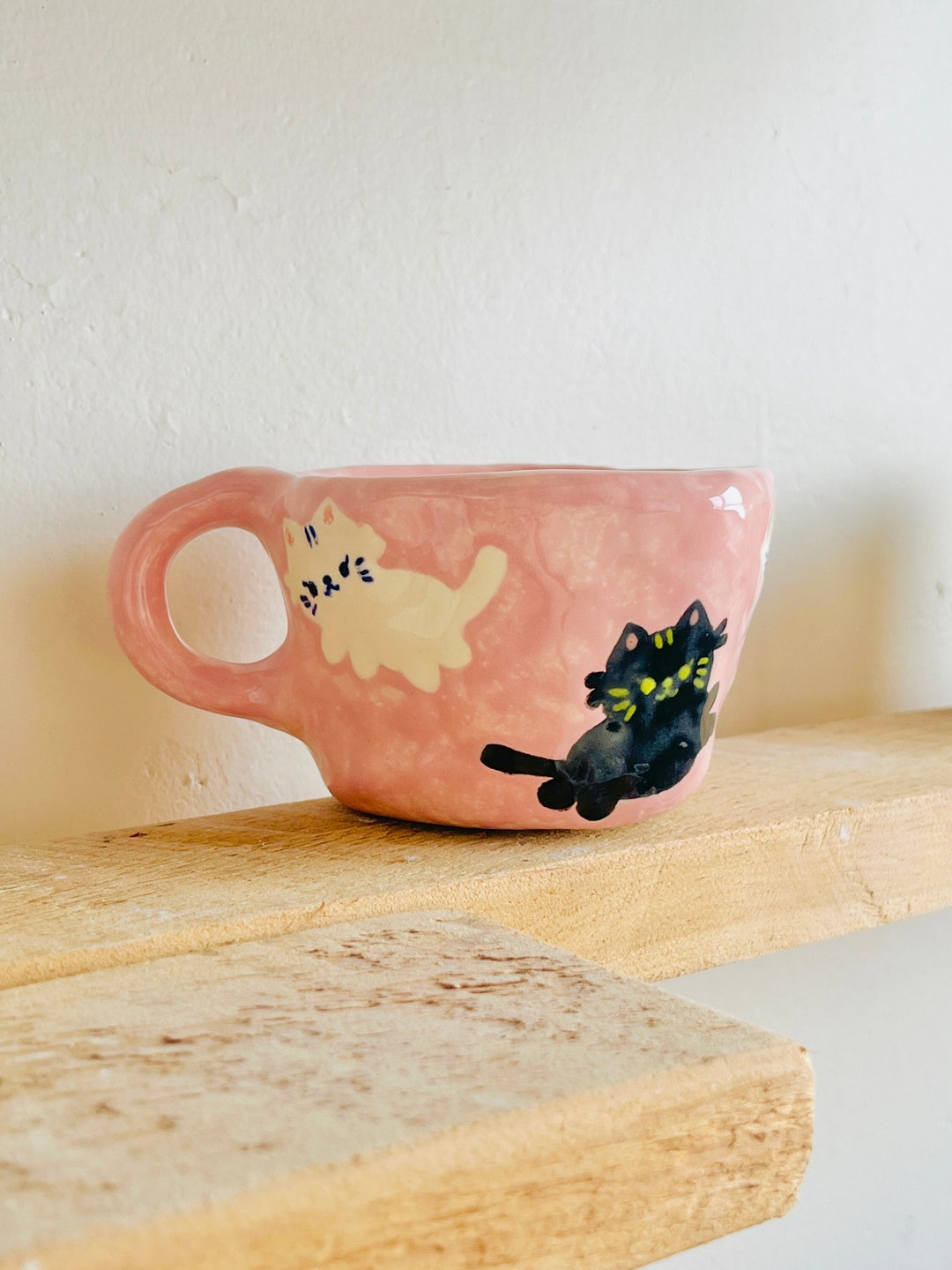 PREORDER: Sweet Kitties Handmade Ceramic Mug-cat Mug-cat Gift-cat Stuff ...
