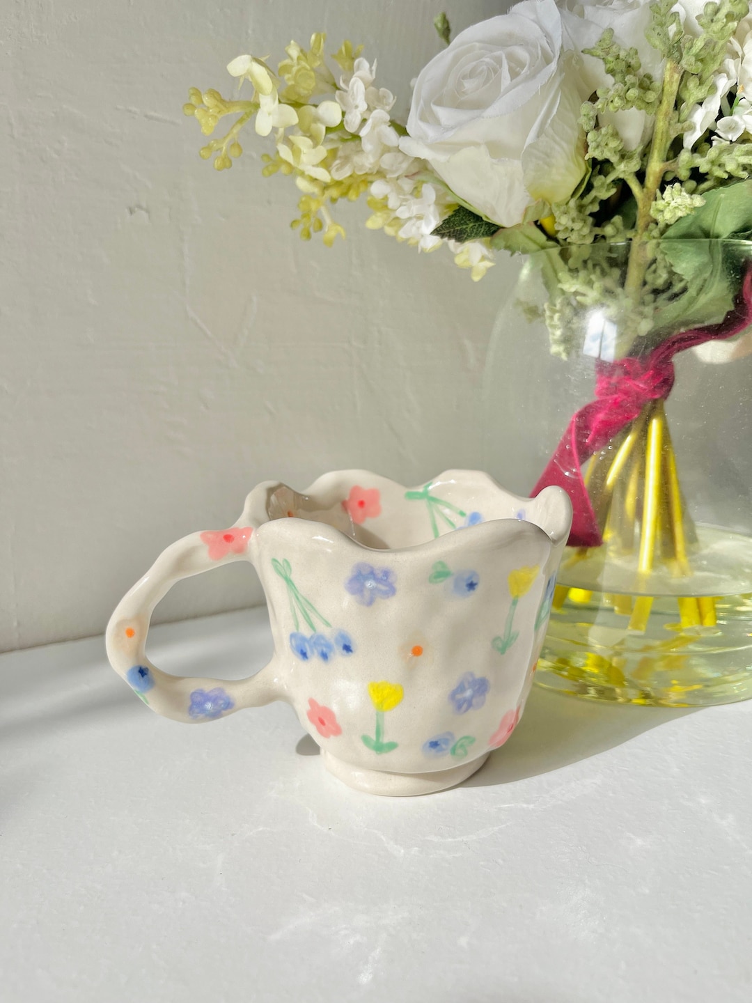 PREORDER: Blueberry Pie Handmade Ceramic Mug -fruit Mug-blueberry Mug ...