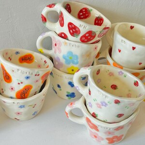 PREORDER: Custom Ceramic Pottery Handmade Mug-cute Aesthetic Mug-mugs ...