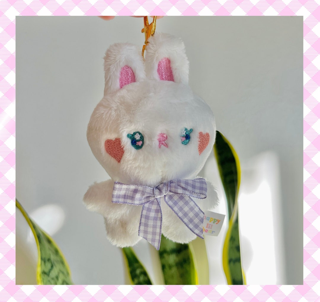 The Bunny Plush Keychain by Happylilbear- Keychain,bunny Plush,bunny ...