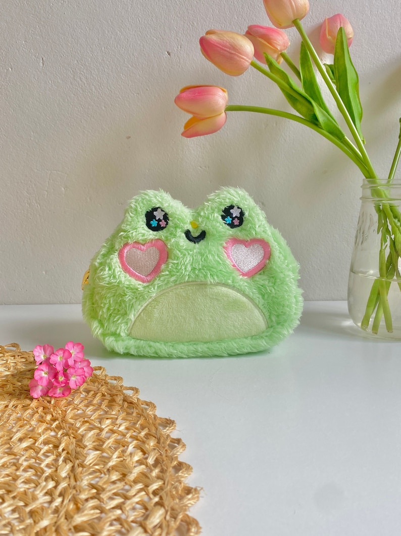 The Froggy Pouch-froggy Bag-frog Bag-frog Purse-women Plush - Etsy