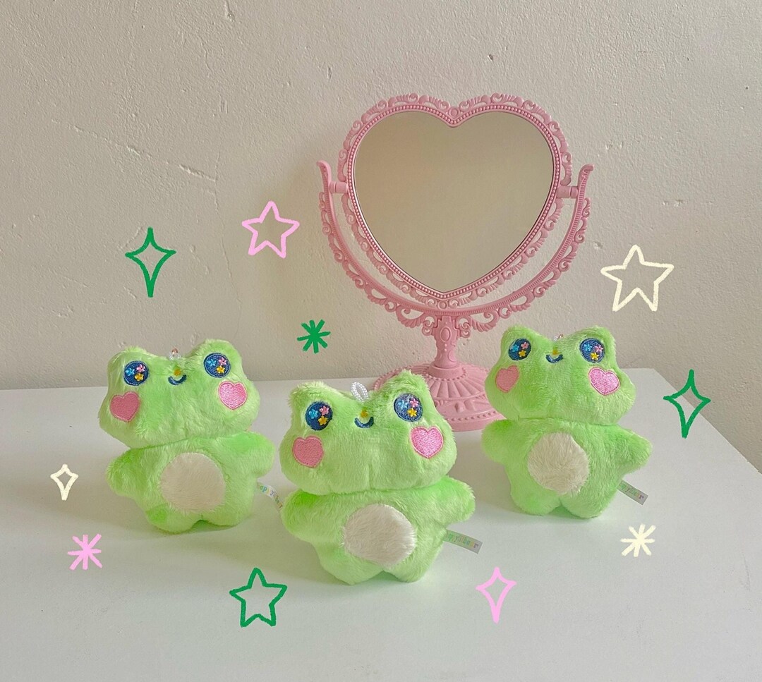 The Froggy Plush Keychain-plush Keychain-frog Plush-froggy Plush ...