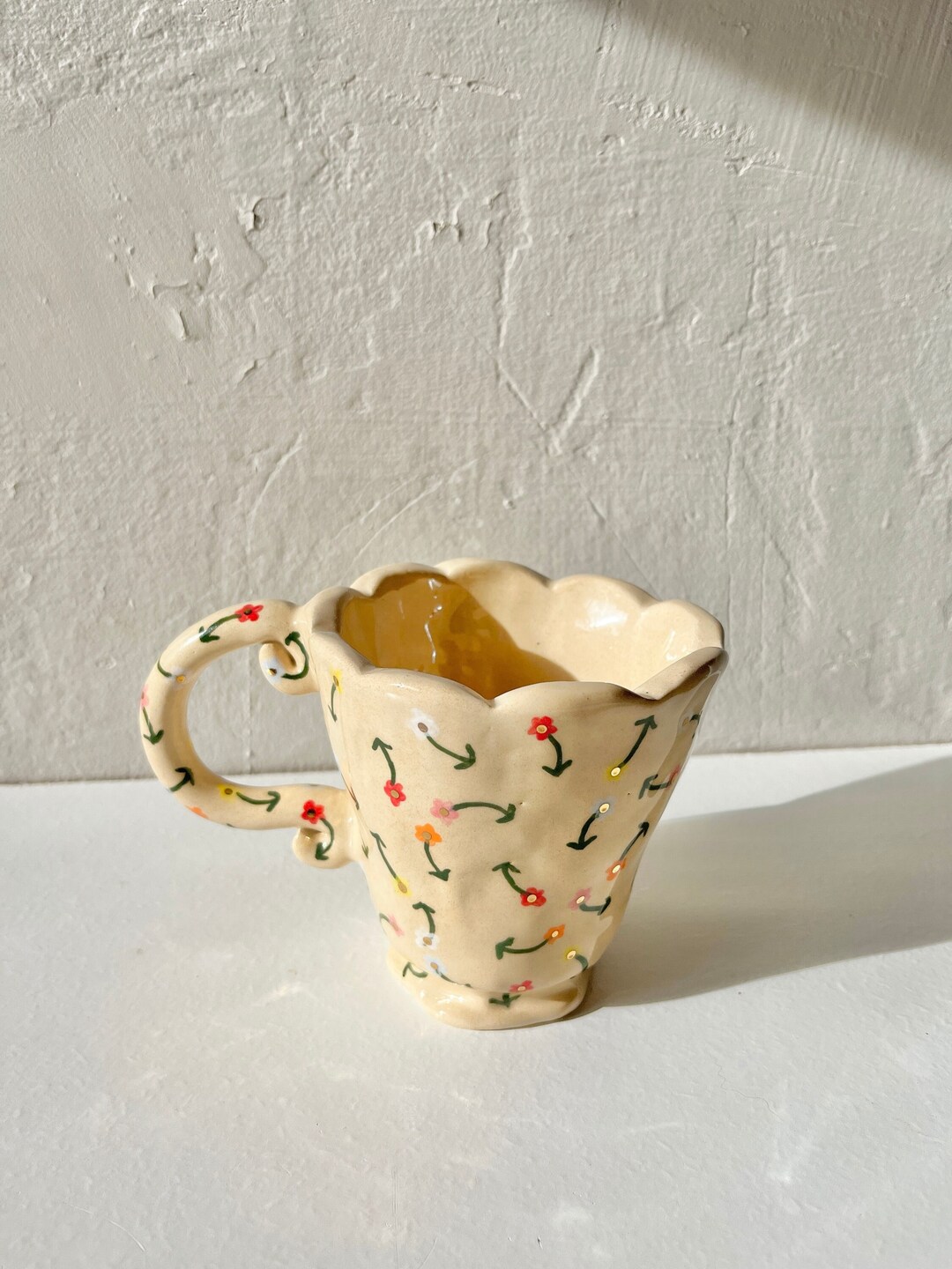 PREORDER: Fairytale Garden Handmade Ceramic Mug With Gold Luster ...