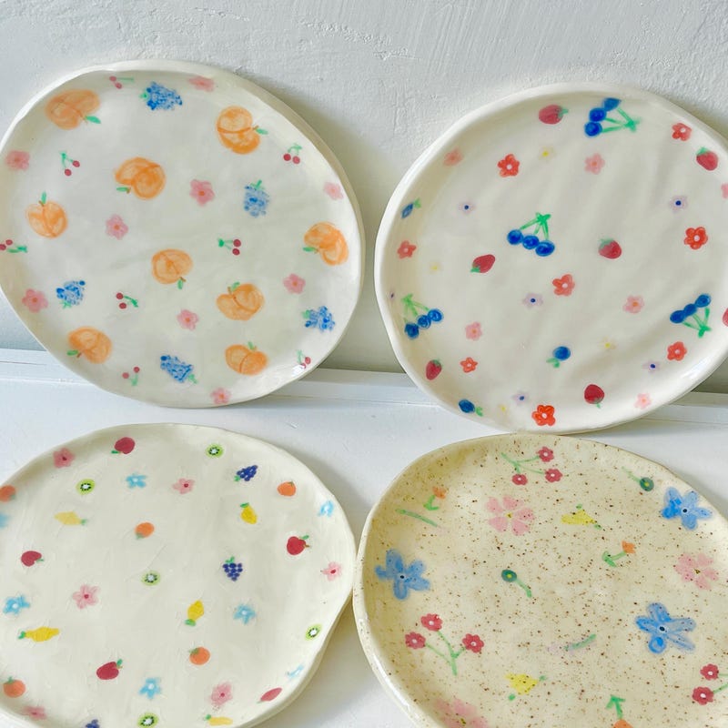 Cute Dinnerware Plates - Etsy