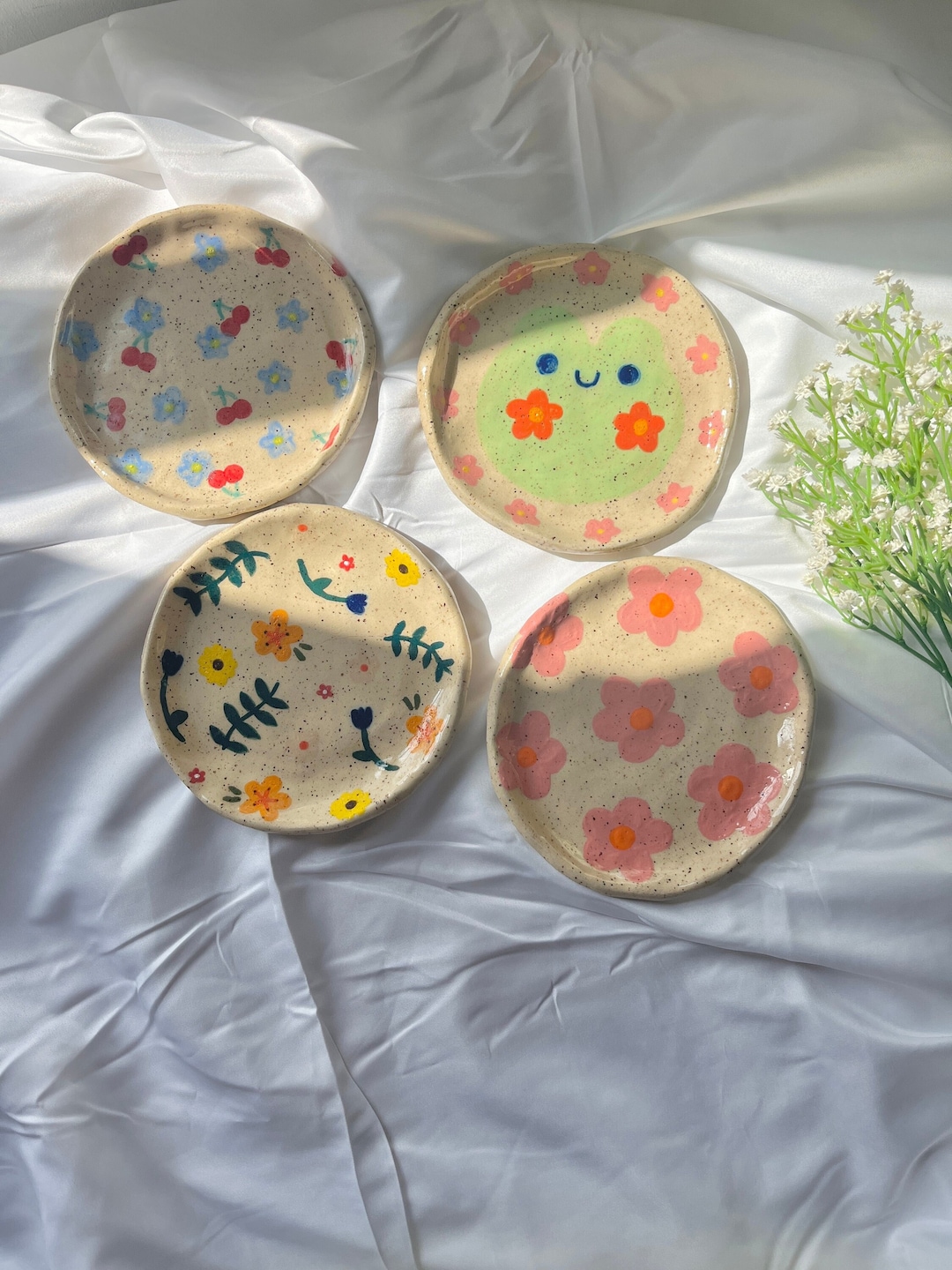 Preorder:ceramic Speckled Handmade Dish-ring Dish-trinket Dish-catch ...