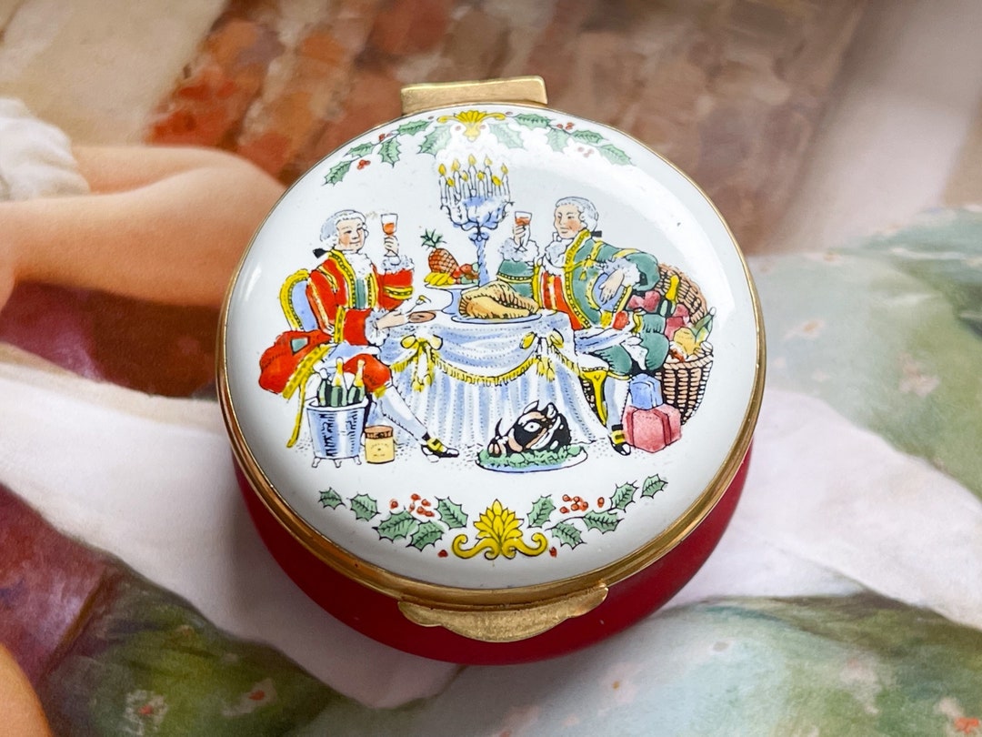 Crummles English Enamel Trinket Box - Etsy