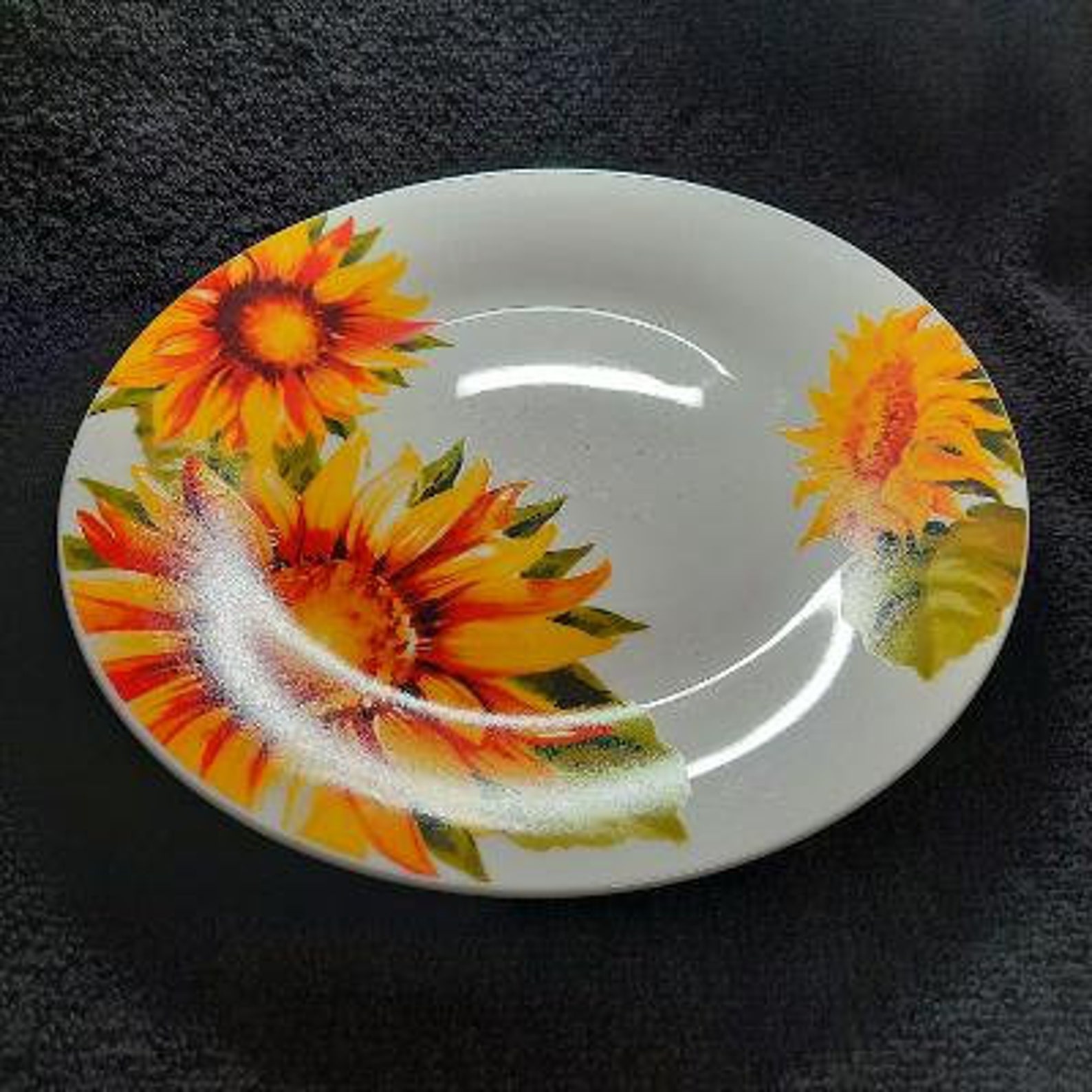 Royal Norfolk Sunflower Pattern Dinnerware Piece Choice Plate ...