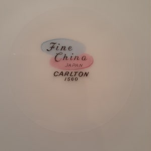 Fine China of Japan Carlton Pattern Dinner Plate - Etsy