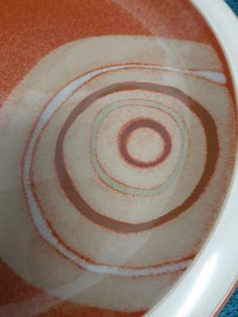 Denby Pottery Fire Chilli Pattern Salad Plate Made in England - Etsy