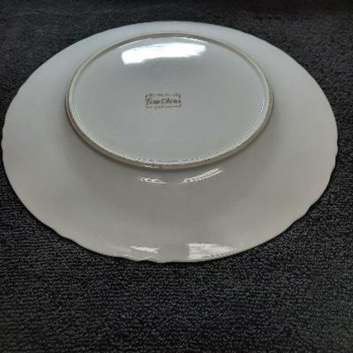 Fine China of Japan Royal Rose Pattern Dinner Plate Embossed Moss Rose ...