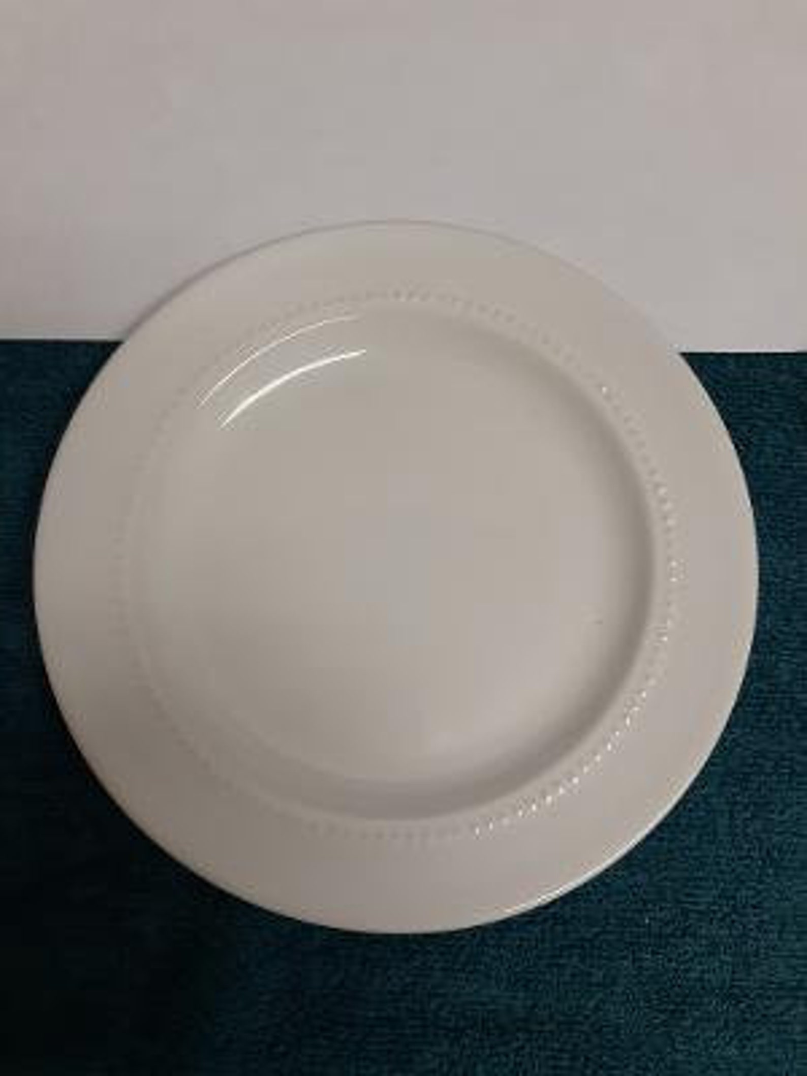 Threshold Beaded Rim Pattern White Salad Plates Set of Two - Etsy