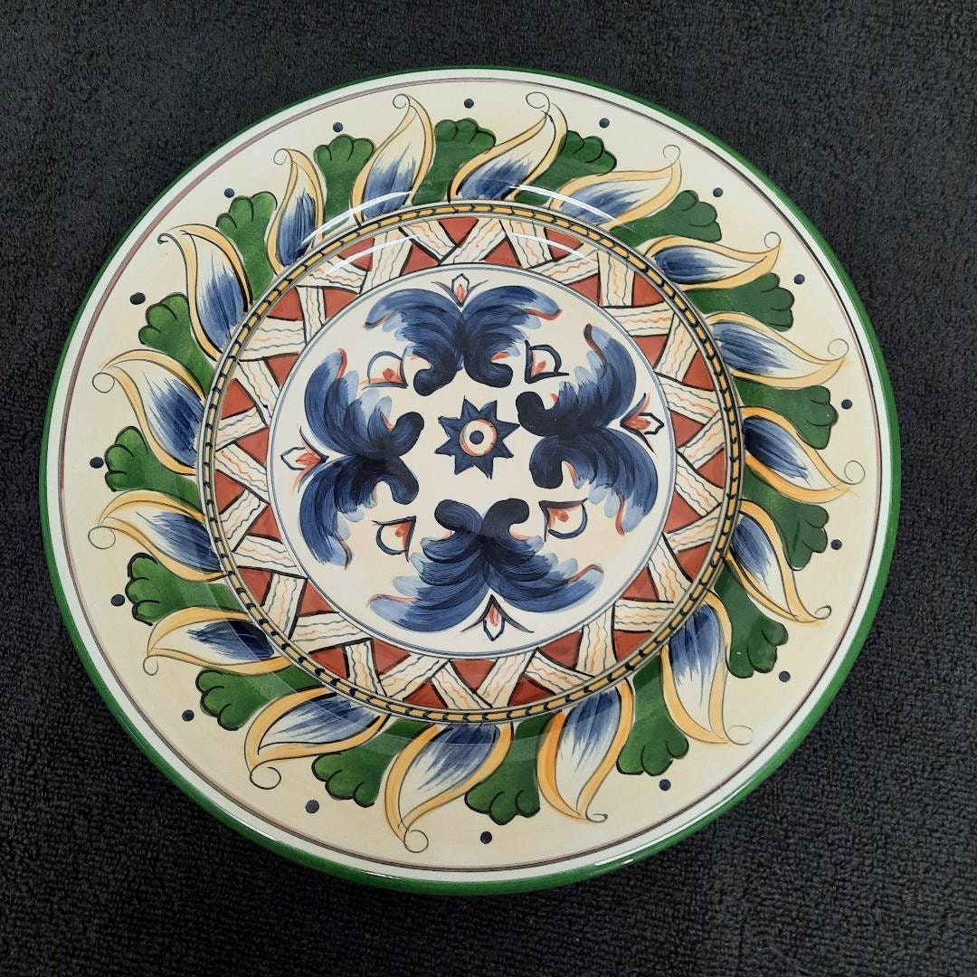 Tabletops Unlimited Hand Painted Collection Deruta Pattern Dinnerware ...