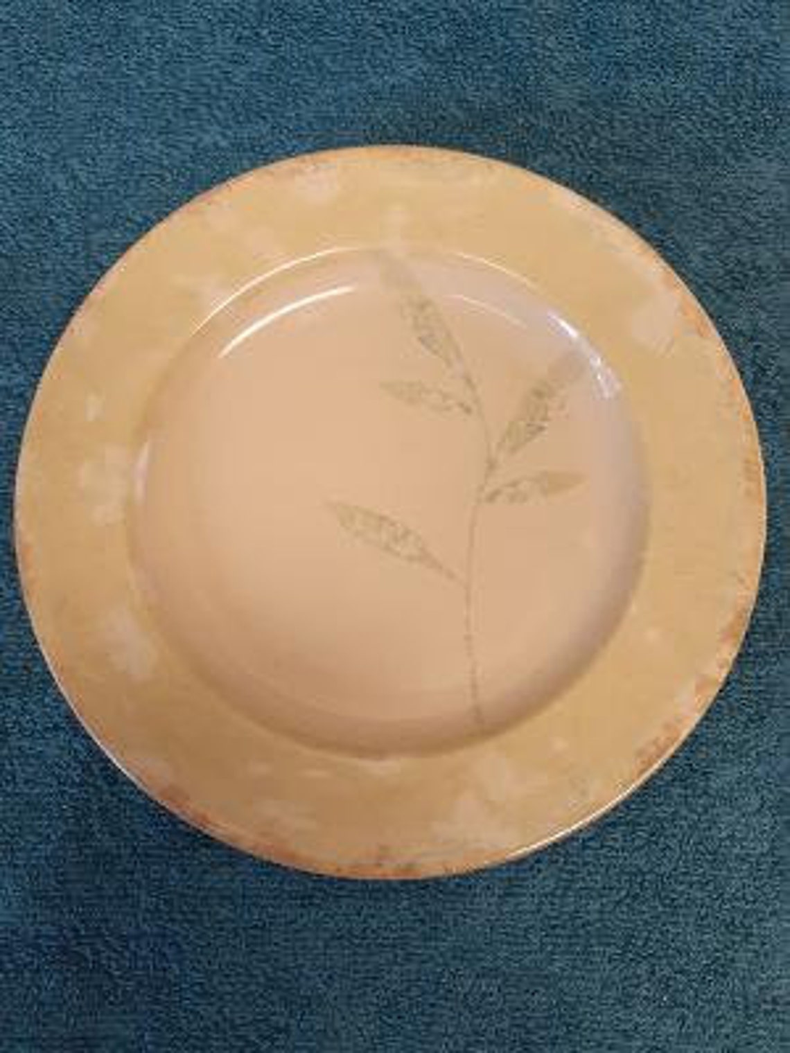 Pier 1 Imports Stoneware Antiqued Pattern Salad Plate - Etsy