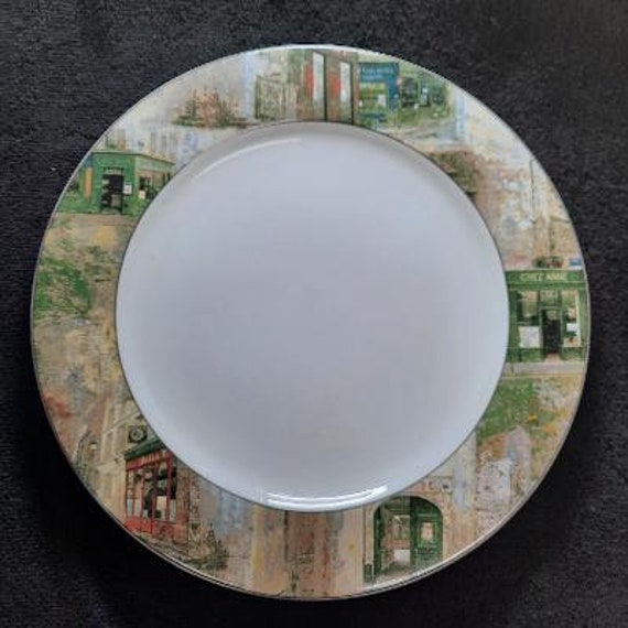 Oneida the Art of Dining Restaurant Row Pattern Dinner Plate | Etsy