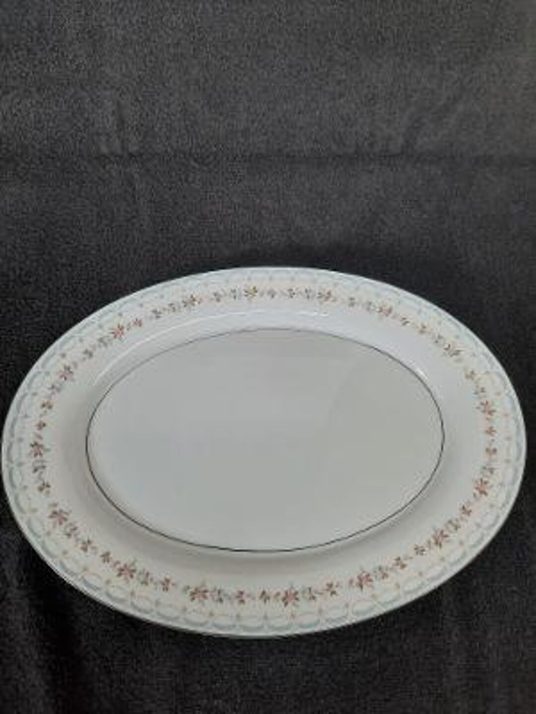 Mikasa Fine China Narumi Manon Pattern Large Oval Meat Serving Platter ...
