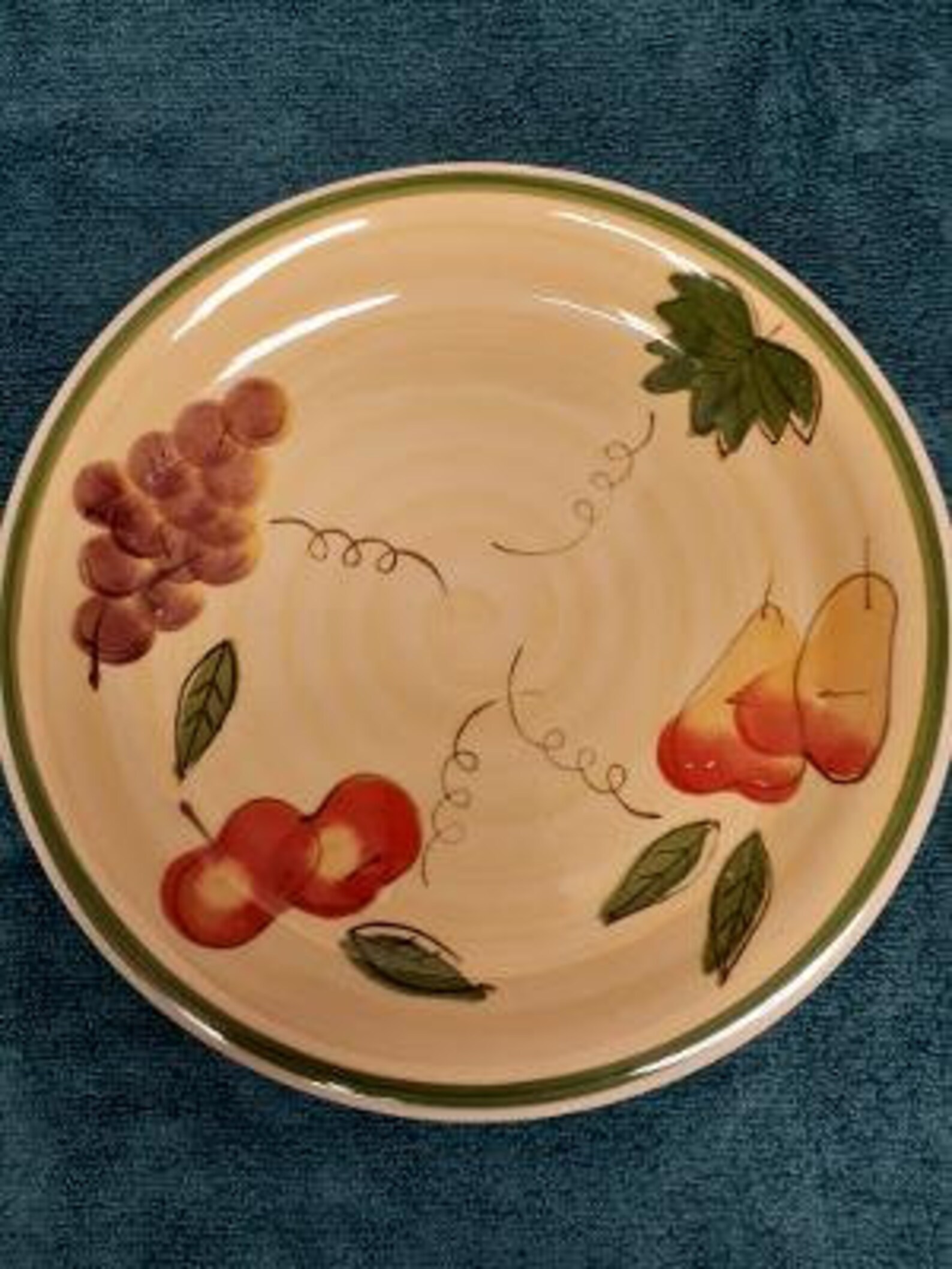 Royal Norfolk Stoneware Tuscan Fruit Pattern Dinner Plate (A) - Etsy