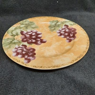 222 Fifth Fine China Genuine Stoneware Cortland Pattern Round Chop ...