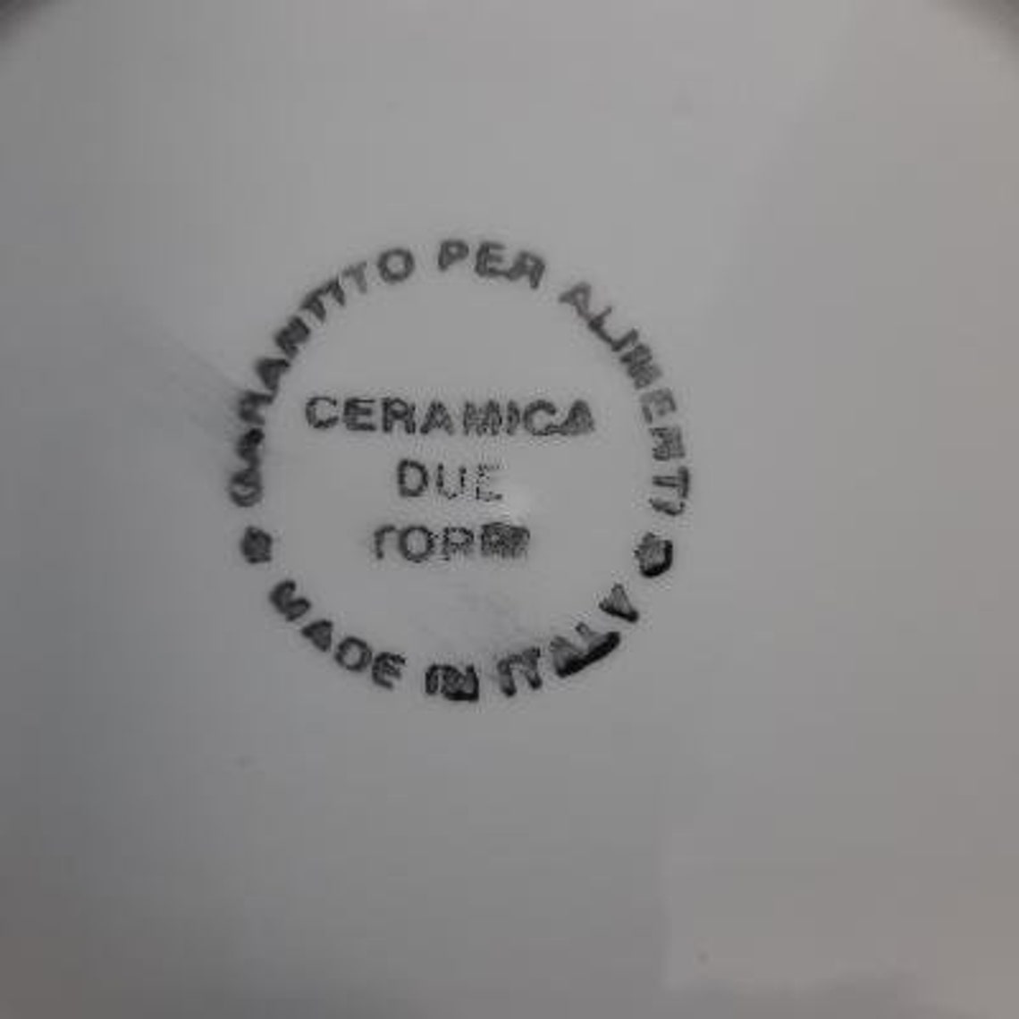 Ceramica Due Torri Potted Peach Pattern Dinner Plate Made in Italy - Etsy