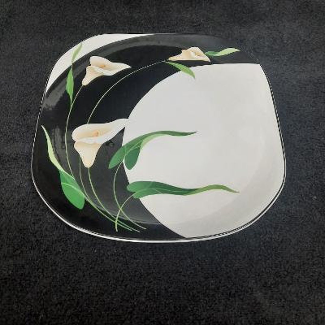 Sango Quadrille Black Lilies 5101 Pattern Dinnerware Pieces Choice - Etsy
