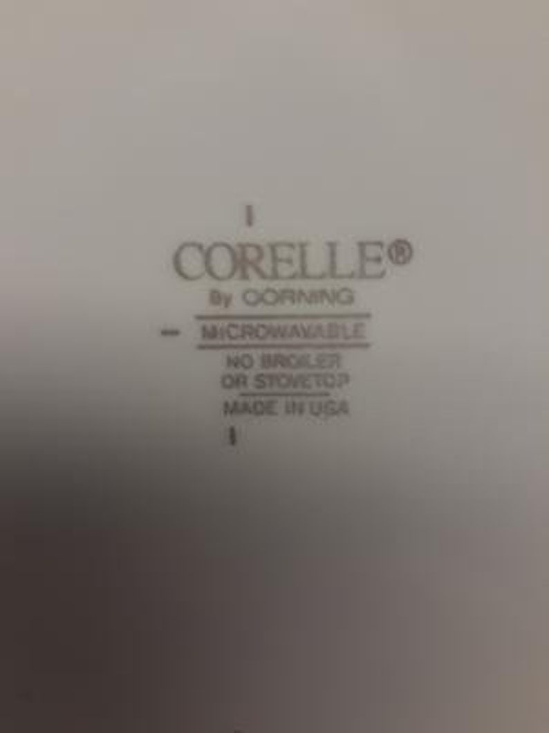 Corelle by Corning Blue Velvet Pattern Embossed Swirl Salad - Etsy