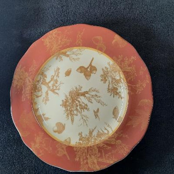 222 Fifth Fine China Harvest Pattern Dinner Plate | Etsy