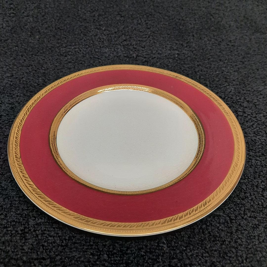 Crown Ducal Oxford Burgundy Pattern Dinnerware Pieces Choice Made in ...