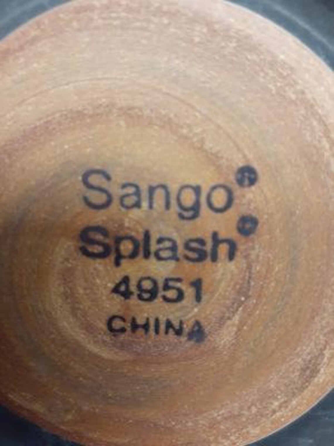 Sango Splash Pattern Stoneware Coupe Soup Bowl Brown Drip - Etsy