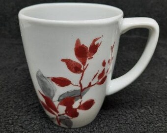 Corelle Coordinates Kyoto Leaves Pattern Coffee Mug Etsy