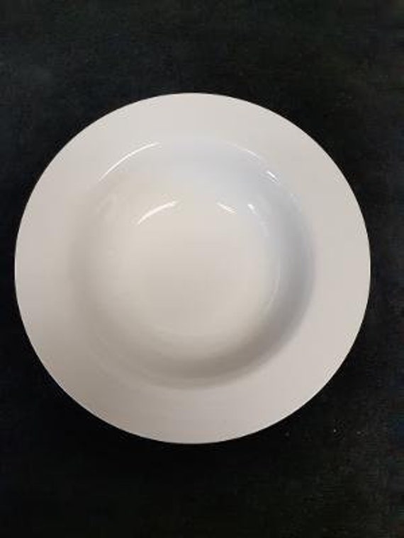 Pier 1 Porcelain New Essentials Classic Rimmed Soup Bowl | Etsy